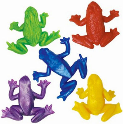 96pcs Multicolour Stretchy Frogs Creatures Animal Party Bag Fillers for ...