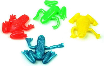 96pcs Multicolour Stretchy Frogs Creatures Animal Party Bag Fillers for ...