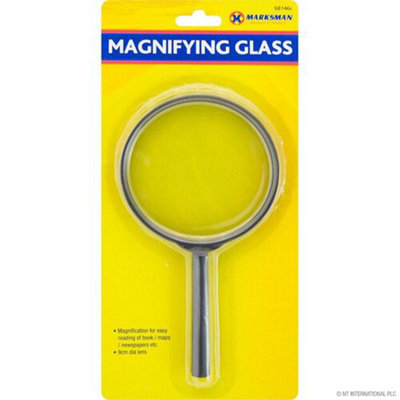 9Cm Magnifying Glass Large Magnifier Reading Newspapers Glass Lens Handheld