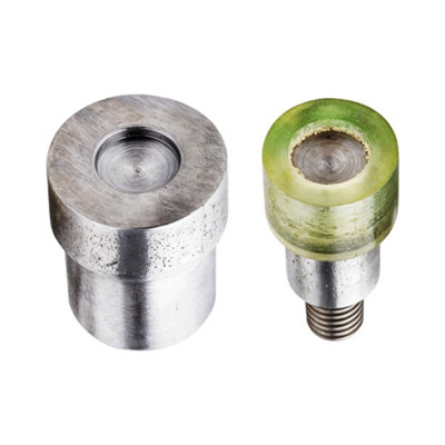 9mm Double Cap Rivets Fixing Dies Set for Green Machine Hand Press, DIY ...