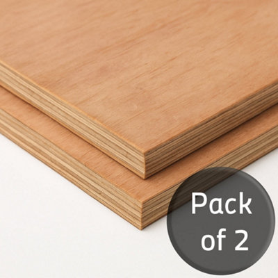 9mm Marine Plywood 1830mm x 305mm - (6ft x 1ft) - Pack of 2