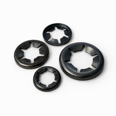 9mm - Pack of 50 - AN 82 - Starlock Washers For Shaft Retaining Push On ...