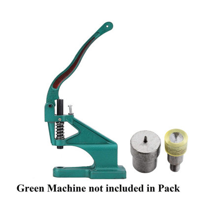 9mm Single Cap Tubular Rivets fixing Dies Set for Green Machine Hand Press