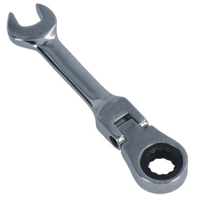 9mm Stubby Flexi Ratchet Combination Spanner Metric Wrench 72 Teeth SPN14