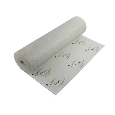 9mm Thick Pure Ultra High Density Carpet Underlay Roll (15 SQm) 1.37m ...