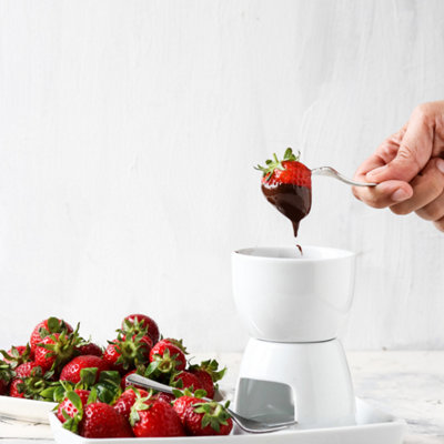9pc Ceramic Chocolate Fondue Set | DIY at B&Q
