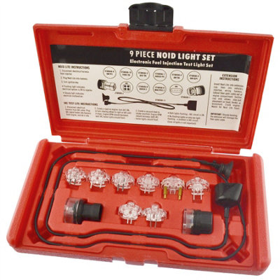9pc Electronic Fuel Injection Test Signal Noid Light For Petrol ...