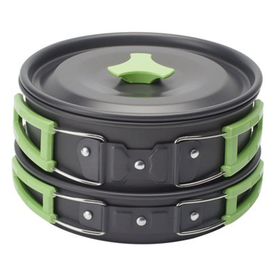 9Pcs Portable Cookware Set Picnic Pot Pan Cooking Kits Outdoor for ...