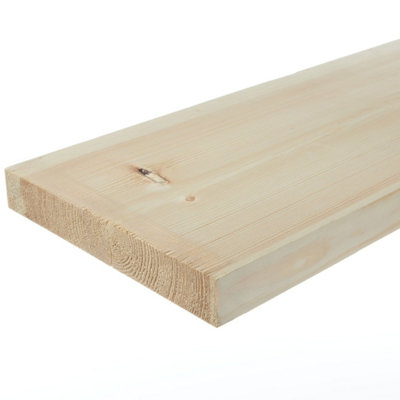 9x1.5 Inch Planed Timber (L)900mm (W)219 (H)32mm Pack of 2