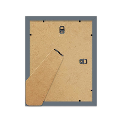 9x7" Grey Frame With Mount for 7x5" Pictures 20mm Slim Edge Portrait ...