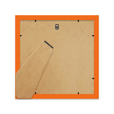 9x9" Orange Picture Frame - 9x9" Square Frame with 7x7" Mount for 9x9 ...