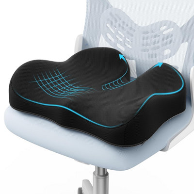 A-Pce Memory Foam Seat Cushion, Comfort Chair Pad for Home, Office, Car ...