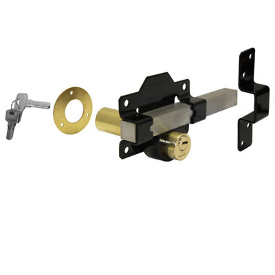 A Perry Double Locking Long Throw Gate Lock 50mm - Garden Gate ...