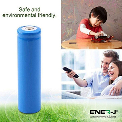 A set of 2 Batteries (18650 Battery with 2600 mAh Capacity of each ...