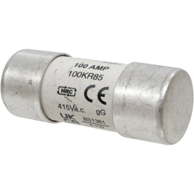 A1electrics 100 Amp House Mains Service Cut-Out Fuse 23x57mm 100A KR85 ...