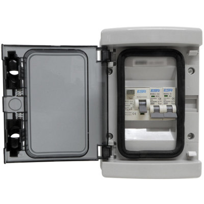 Buy A1electrics 2 Way Consumer Unit with 25A 30mA A-Type RCD, 6A and ...