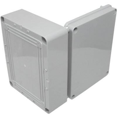 A1electrics 240mm Junction Box Enclosure IP56 Outdoor - Plastic Screws