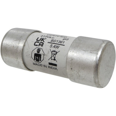 A1electrics 80 Amp House Mains Service Cut-Out Fuse 23x57mm 80A KR85 BS1361