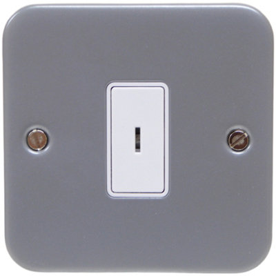 A1electrics Emergency Light Test Key Metal Clad Light Switch 1 Gang 2 ...
