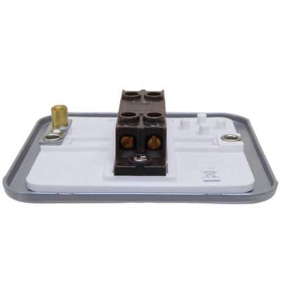 A1electrics Emergency Light Test Key Metal Clad Light Switch 1 Gang 2 ...