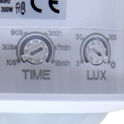 A1electrics PIR Motion Sensor Flush Mount 360 Detection Adjustable ...