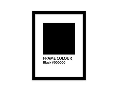 A2 Black Picture Frame Fits A2 (42 x 59.4cm - 16.5 x 23.4in) Poster ...
