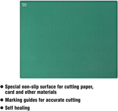 A2 Non-Slip Cutting Board with Surface for Arts & Crafts Easy Guided ...