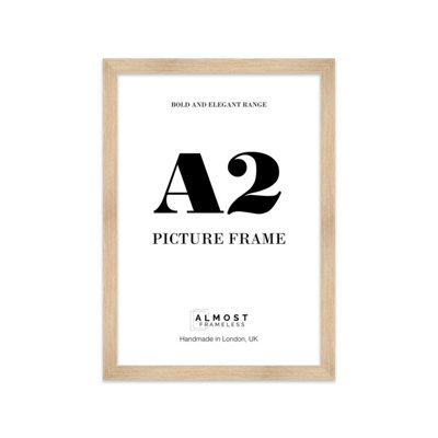 A2 Oak Picture Frame Handcrafted Display A2 Pictures (41.9 x 59.4cm ...