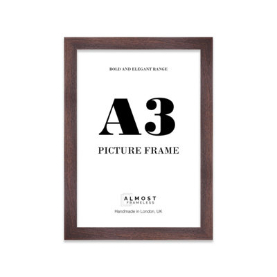 A3 Walnut Picture Frame Classic Style Display A3 Pictures (29.7 x 41 ...