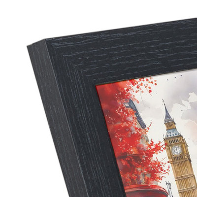 A5 Black Poster Frame - Modern Picture Frame for Wall Art, Prints and ...