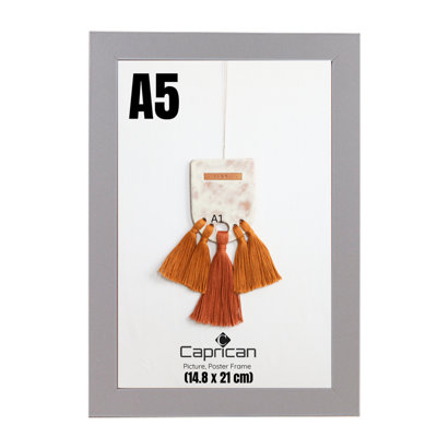 A5 Grey Picture Frame Photo Frame Perspex Sheet for Wall or Table ...