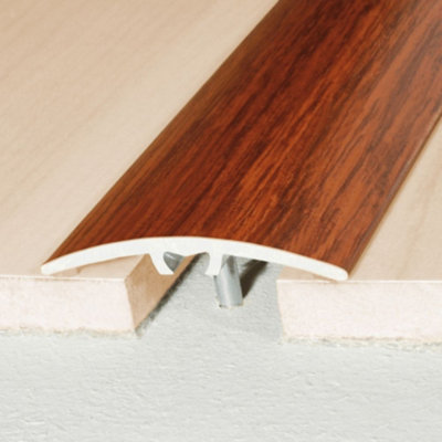 A64 40mm Anodised Aluminium Door Threshold Strip - Silver, 0.93m