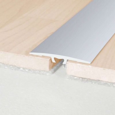 A68 36mm Anodised Aluminium Flat Door Threshold Strip - Gold, 0.9m