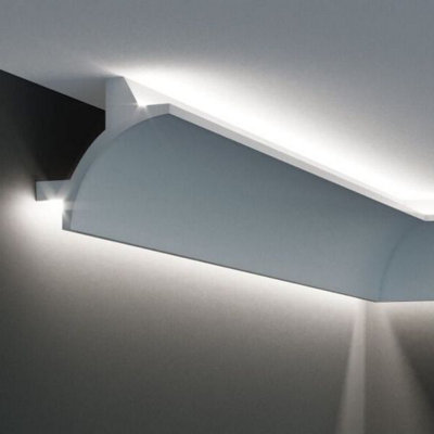 A73 Up and Down Lighting Coving Profile Indirect Lighting 4 Pack - 8 Metres