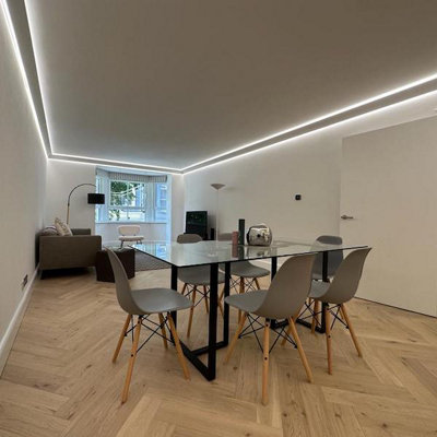 A76 Up and Down Lighting Coving Profile Indirect Lighting 2 Pack - 4 Metres