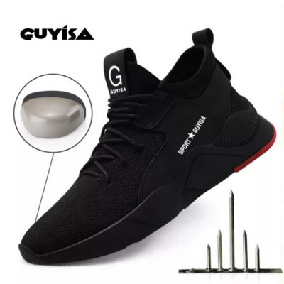 A91 Mens Safety Shoes Work Trainers Steel Toe Cap Ultra Lightweight ...