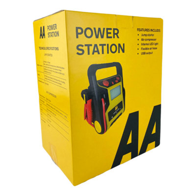AA Power Station 12v 600a Power Pack Battery Charger Jump Starter Air ...