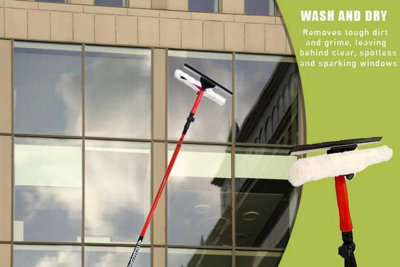 AAMEN 3.5M Telescopic Conservatory Window Cleaning Kit, Window Cleaning ...