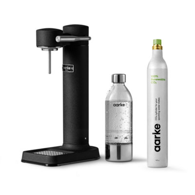 Aarke Carbonator 3 Matte Black & CO2 | DIY at B&Q