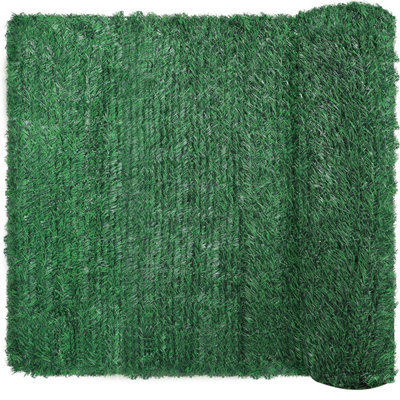 Abaseen 1m x 3m Artificial Conifer Hedge Garden Screening - Weather ...