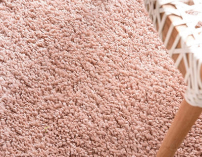 Abaseen 80x150 cm Rose Thick Pile Soft Shaggy Modern Rug