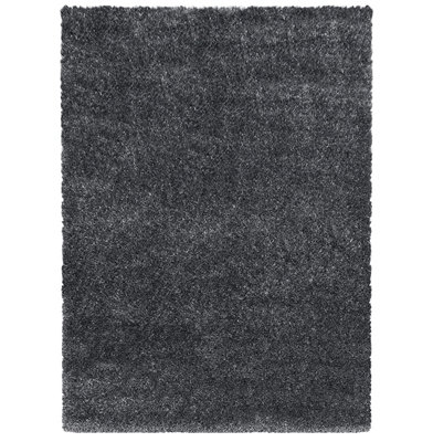 Buy Abaseen 80x150cm Grey Cosy Shaggy Rug, Rectangular Extra Soft Touch ...