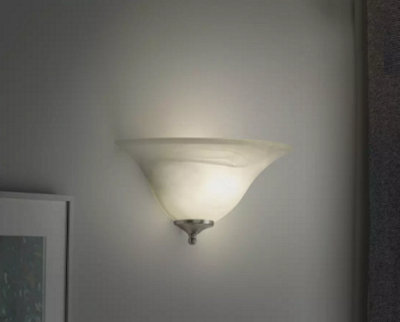 Abaseen Home Alabaster Glass Wall Light - Decorative Wall Light ...