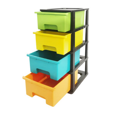 ABBAware Plastic Storage Chest With Wheels, Storage Boxes, Tower, Candy ...