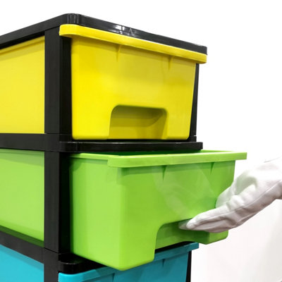 ABBAware Plastic Storage Chest With Wheels, Storage Boxes, Tower, Candy ...