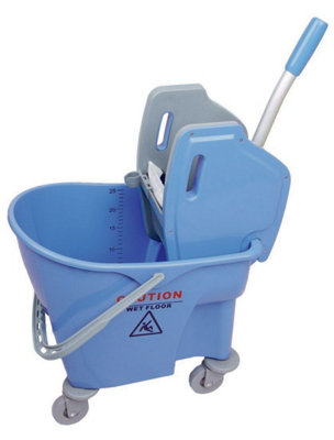 Abbey Professional Kentucky Mop Handle and Bucket Kit with Two 450 Gram ...