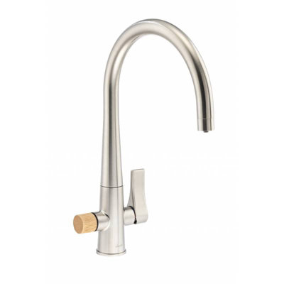 Abode AT2196-F5 Brushed Nickel Naturale Filter Kitchen Tap