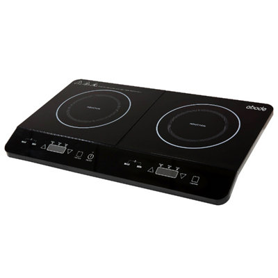Abode Double Induction Hob Portable Plug In & Go 2800W AINDH2002