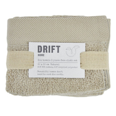 Abode Eco Soft Sustainable Heavyweight BCI Cotton Towel | DIY at B&Q