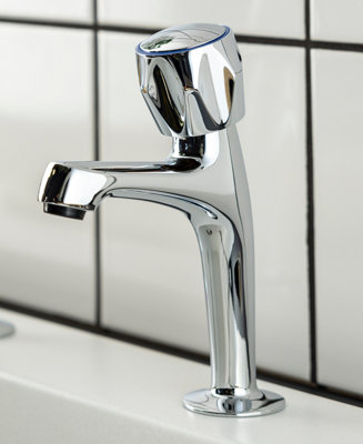 Shop Abode Pillar Taps in Chrome Pair WRAS approved